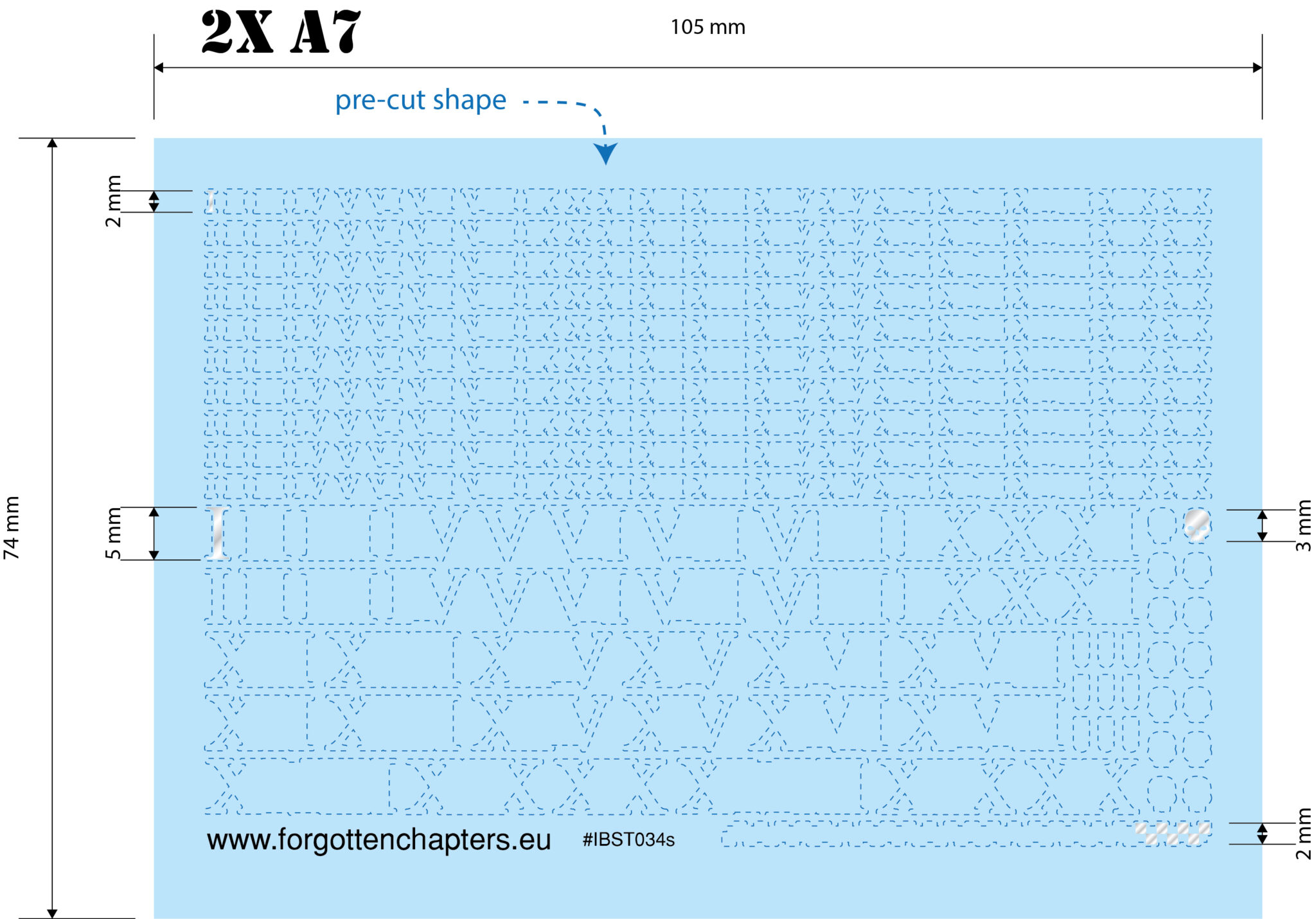 Roman Numerals – Silver – Forgotten Chapters